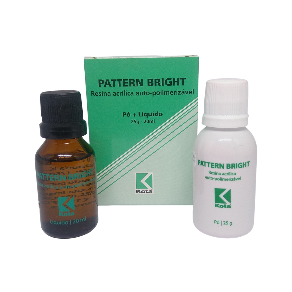 Resina Acrílica Pattern Bright Pó 25g e Líquido 20ml | Shopee Brasil