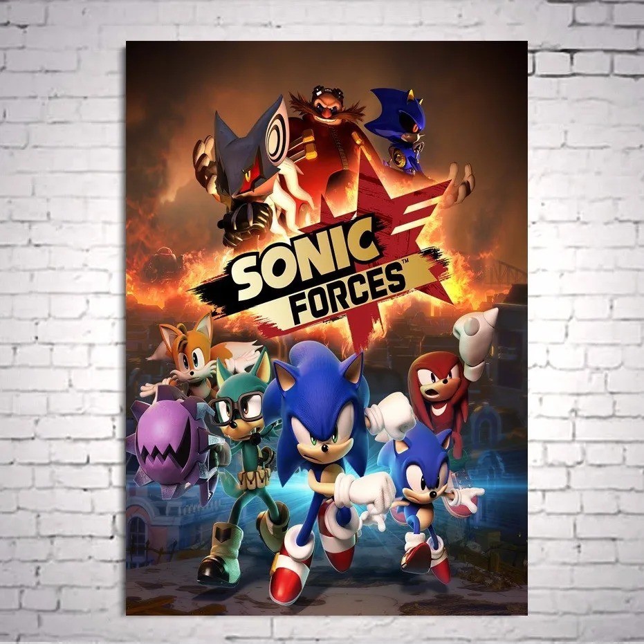 Poster Cartaz Sonic Forces 2017 A3 | Shopee Brasil