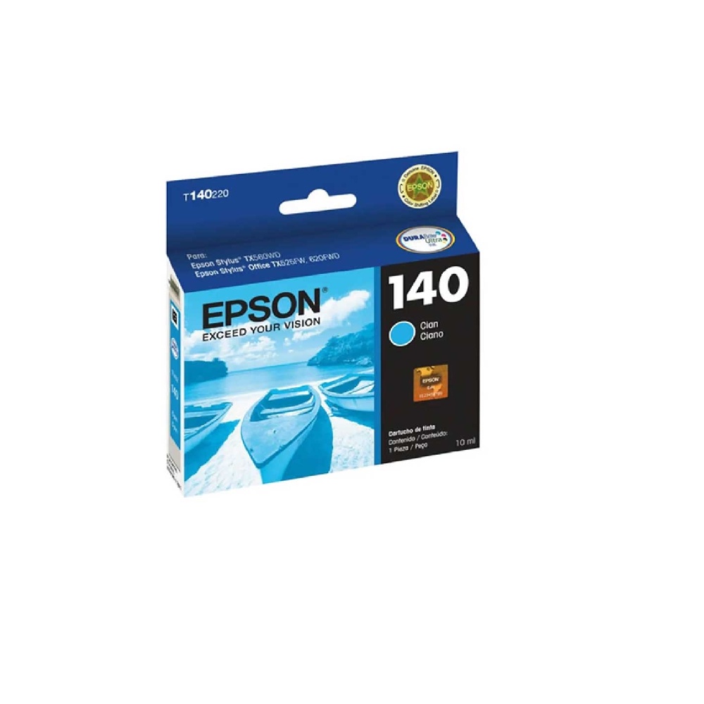 Cartucho Tinta Epson T140220 Ciano Tx560 Wf3012 Original | Shopee Brasil