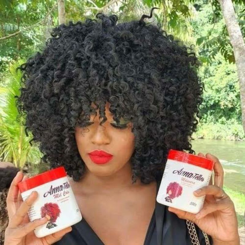 MEL COLA Creme Pentear Anna Telles 300g ORIGINAL Cabelo Crespo Natural ...