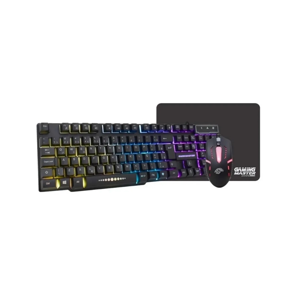 Kit Teclado, Mouse E Mousepad Gamer K-mex Km52 Preto | Shopee Brasil