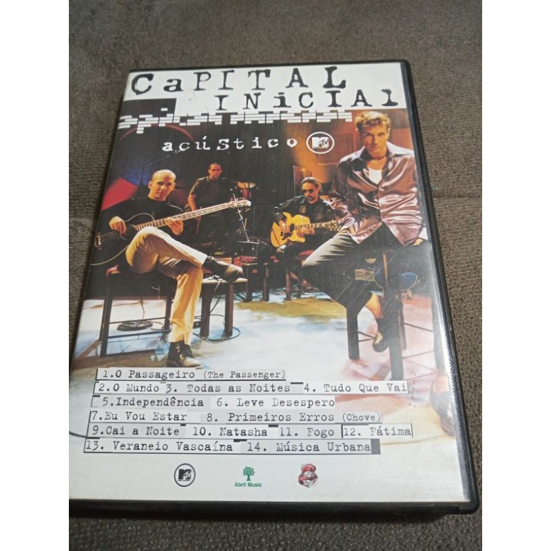 DVD CAPITAL INICIAL AO VIVO | Shopee Brasil
