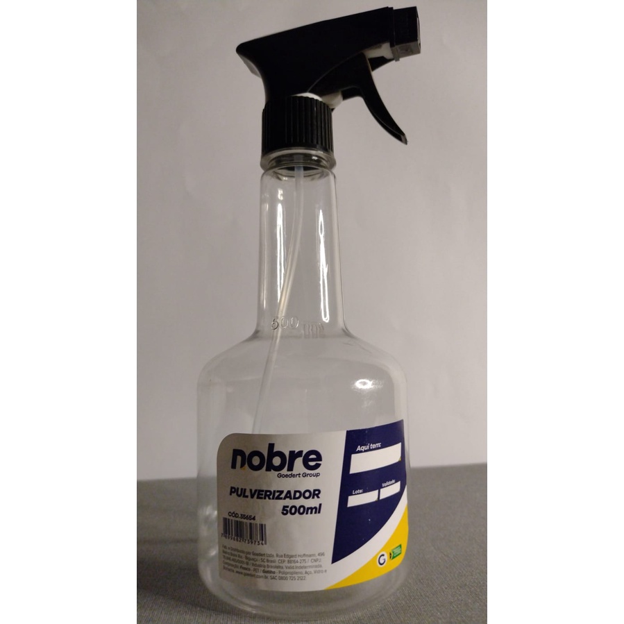 Frasco Pulverizador / Borrifador 500ml Marca NOBRE | Shopee Brasil