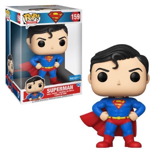 FUNKO POP DC EXCLUSIVE - SPECIAL EDITION SUPERMAN 159 ( SUPER SIZED 10 ...