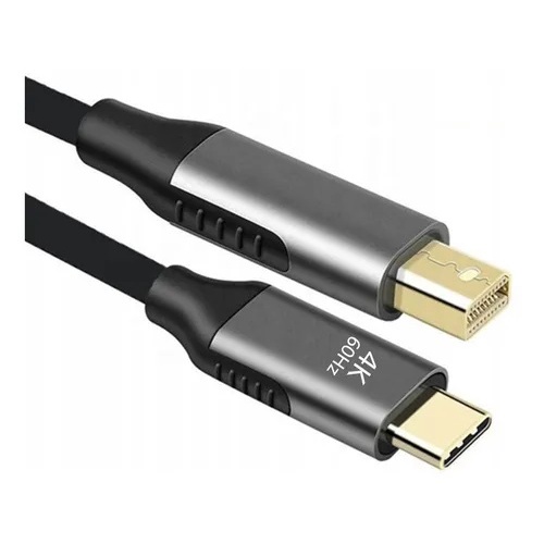Cabo Usb Tipo C Para Mini Displayport 4k Usb-c Thunderbolt | Shopee Brasil