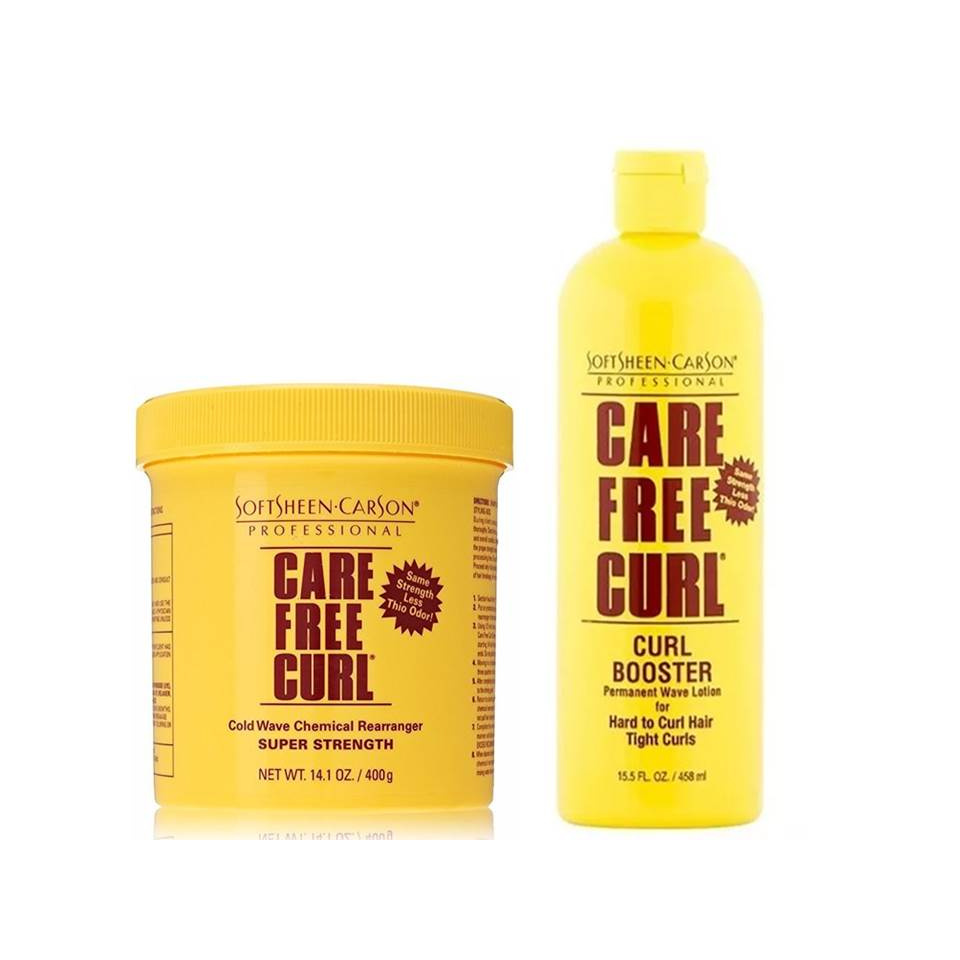 Kit Soft Sheen Creme Super + Booste Permanente Afro | Shopee Brasil