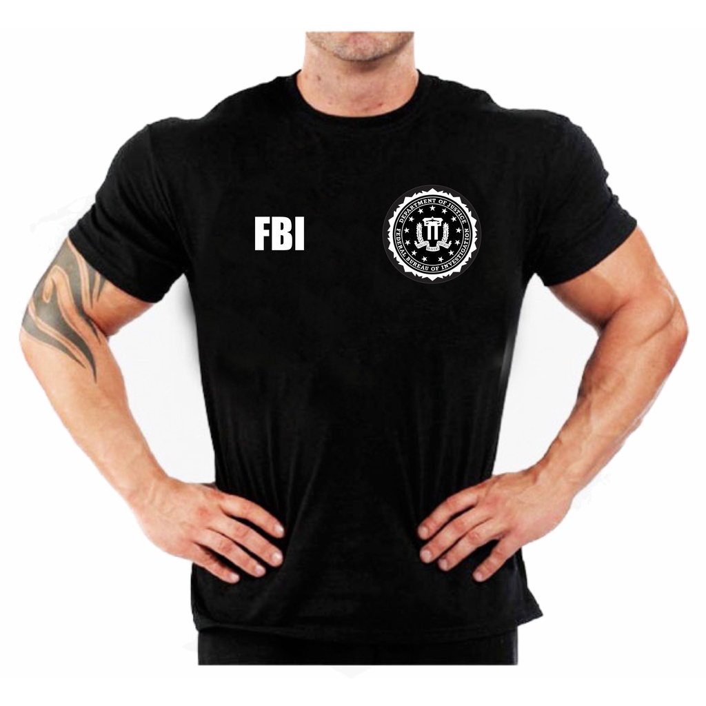 Camiseta Fbi Agente Especial Federal Bureal Of Investigation | Shopee ...