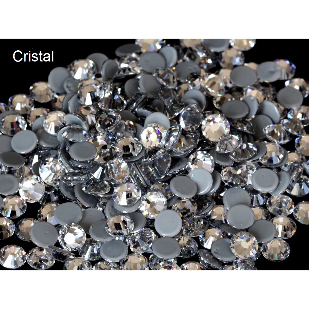 Strass Chaton Vidro SS16 (4mm) Cristal Hotfix Pacote c/ 144 Unidades ...