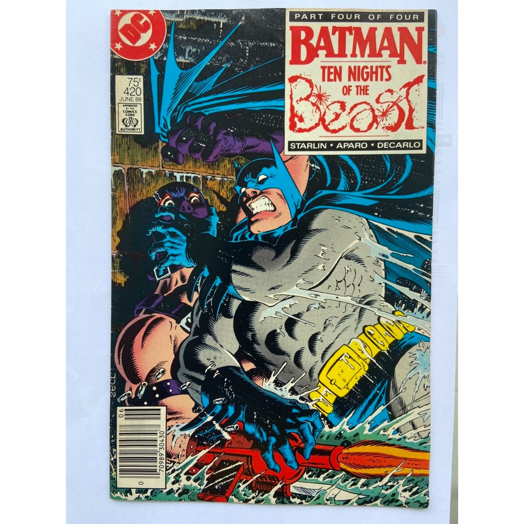 Batman 419 e 420 parte 3 e 4 da saga as Dez noites da besta (original ...