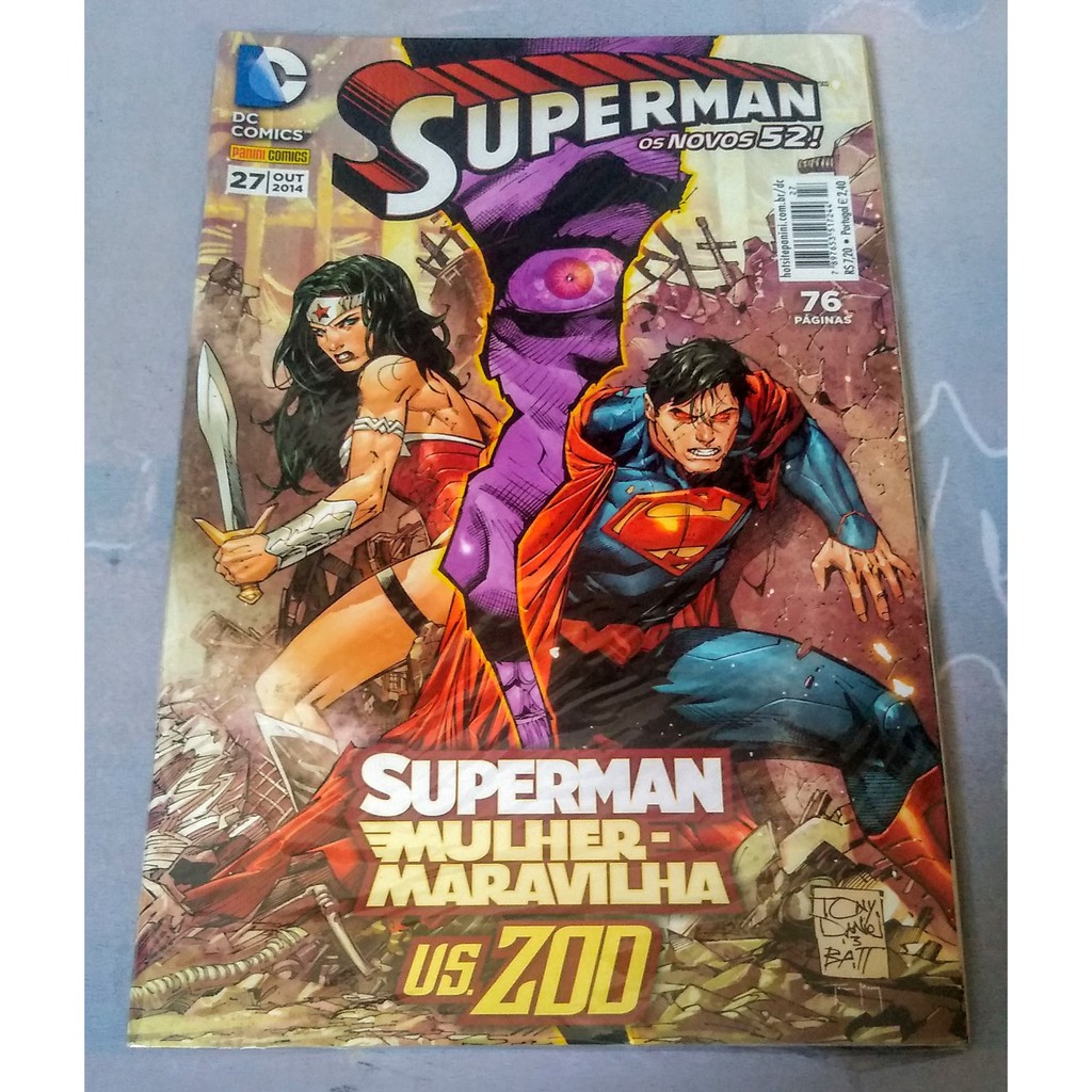 SUPERMAN 27 - OS NOVOS 52 - DC COMICS - PANINI - FORA DE CATALOGO | Shopee Brasil