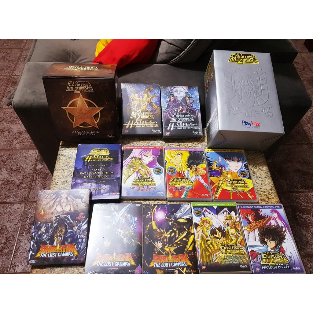 Box Cavaleiros do Zodíaco (Santuário, Asgard e Poseidon) + Box Hades com Episódio Zero ...