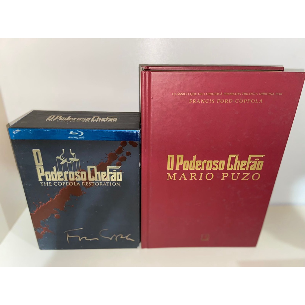 Combo Box Blu-ray Poderoso Chefão Trilogia 4 Discos Extras + Livro ...