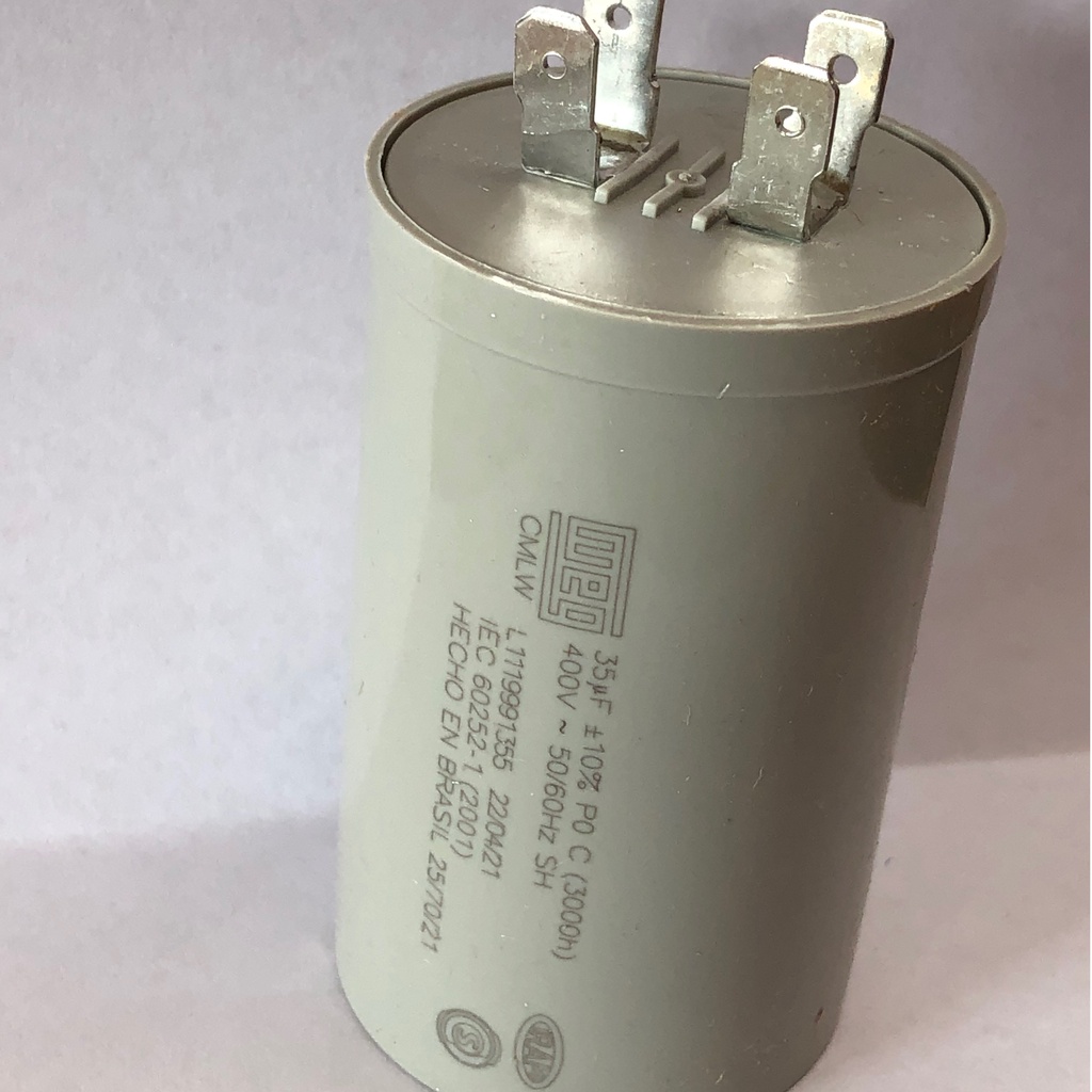 Capacitor Permanente 35uf - 400v 50/60hz Sh Weg | Shopee Brasil