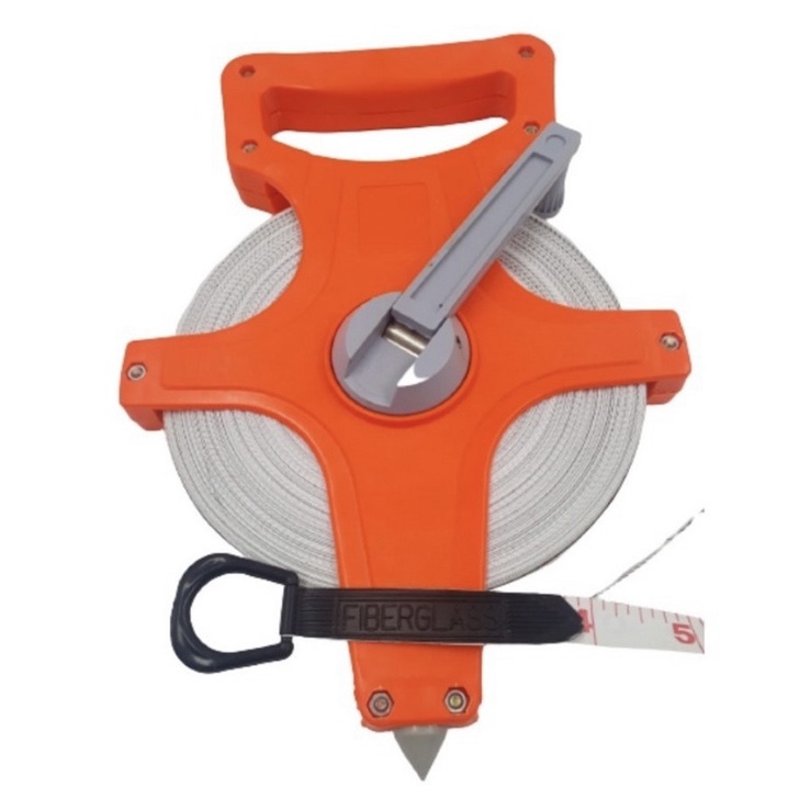 Trena Longa Fita De Fibra Vidro Caixa Aberta 50 metros x 14mm | Shopee ...