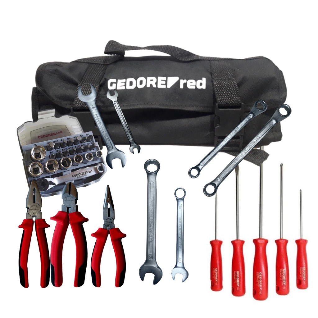 Kit dia dos Pais Gedore Red com 39 Peças | Shopee Brasil