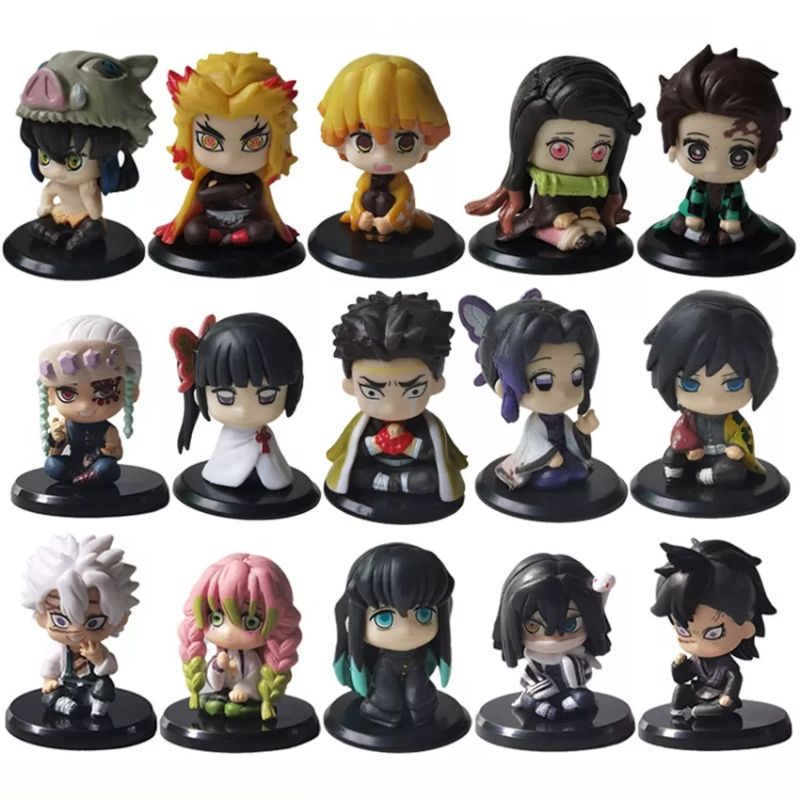 Mini Figure Kimetsu No Yaiba Hashira 4,5cm Demon Slayer Tokito Mitsuri ...