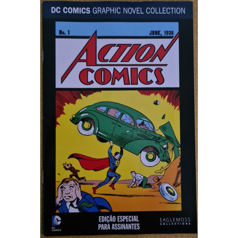 Action Comics Nº 1 - Fac-Simile (Editora Eaglemoss) | Shopee Brasil