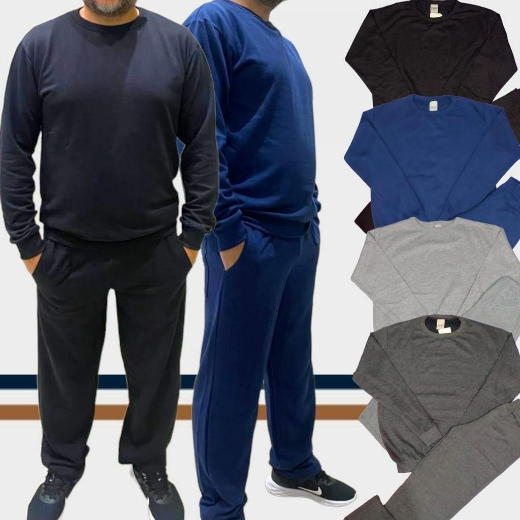 Conjunto Moletom Flanelado Unissex Moletinho Leve P ao GG CDKA | Shopee ...