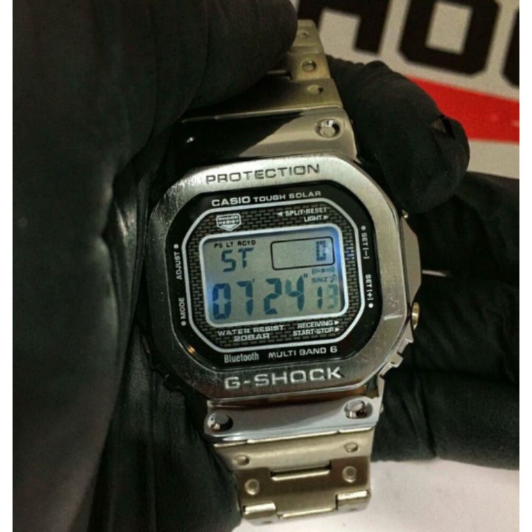 RELÓGIO Casio G-Shock GMW-B5000 Protection Prata Vintage | Shopee Brasil