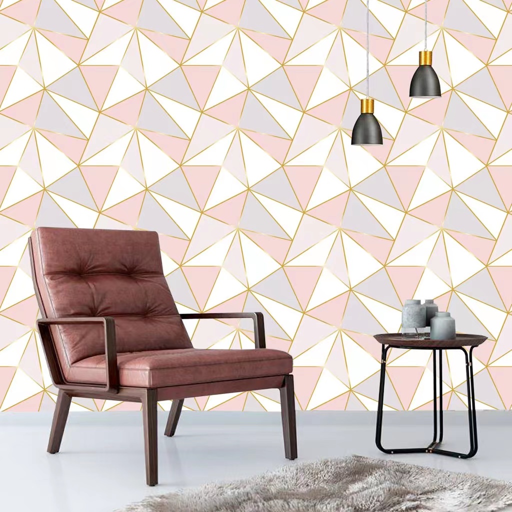 Papel De Parede Zara Rose Gold Cinza 5 Metros X 45cm Adesivo