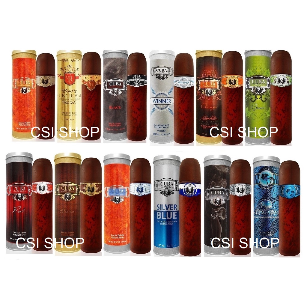 Perfume Cuba Paris Escolha As Fragrâncias 100ml Edt/edp - Original ...