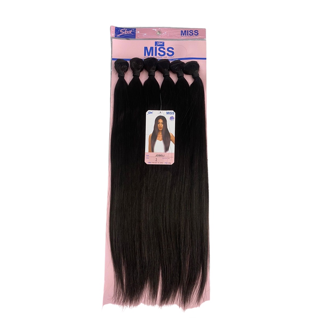 Cabelo liso Orgânico sleek miss joseli - 60CM 260G | Shopee Brasil