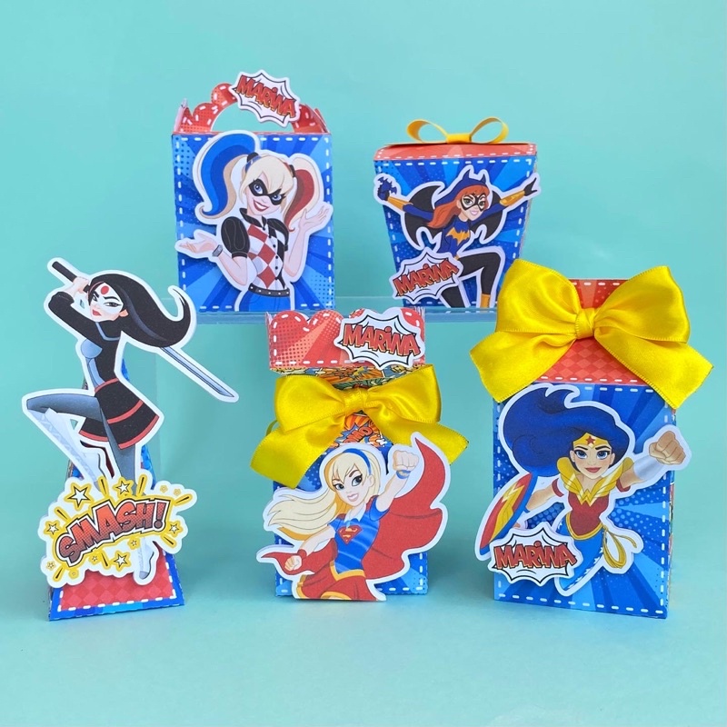 Kit Personalizados Super Hero Girls | Shopee Brasil