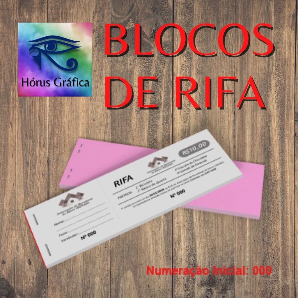 Bloco Ação Entre Amigos -bloco De Rifa -bloco De Rifa Personalizado ...