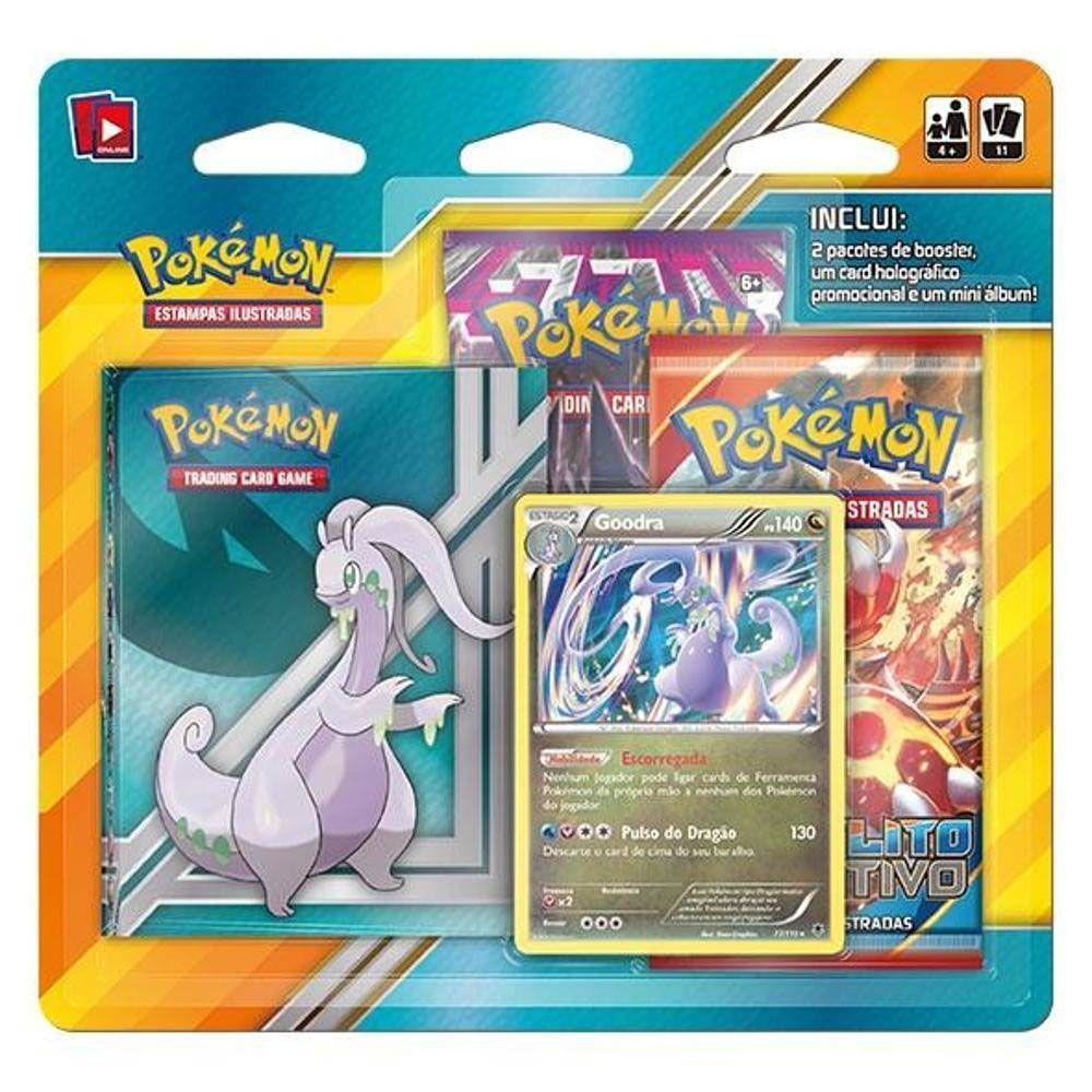 Blister Goodra com mini album Coleção XY | Shopee Brasil