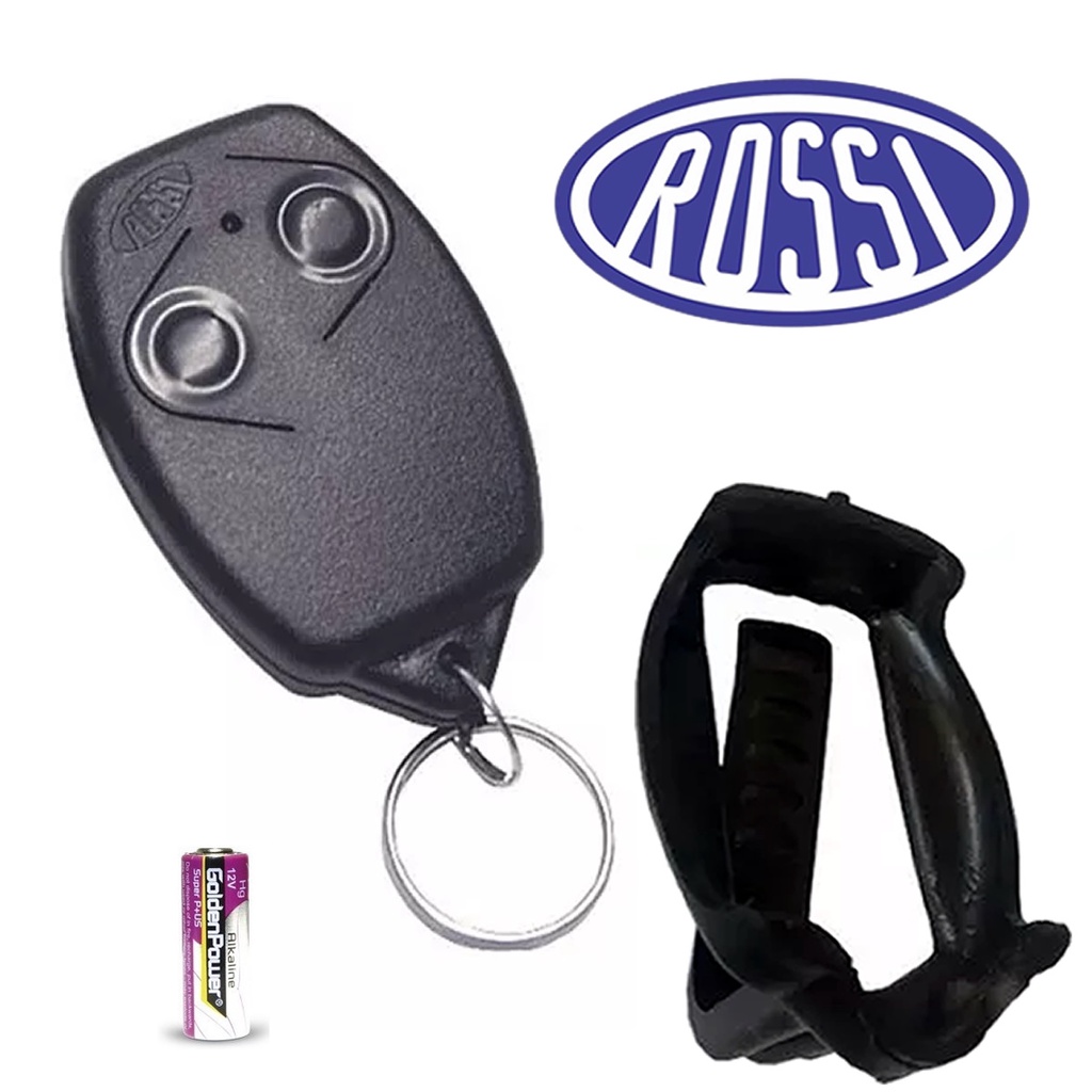 Controle Remoto Portão Eletronico Rossi Original com pilha e suporte ...