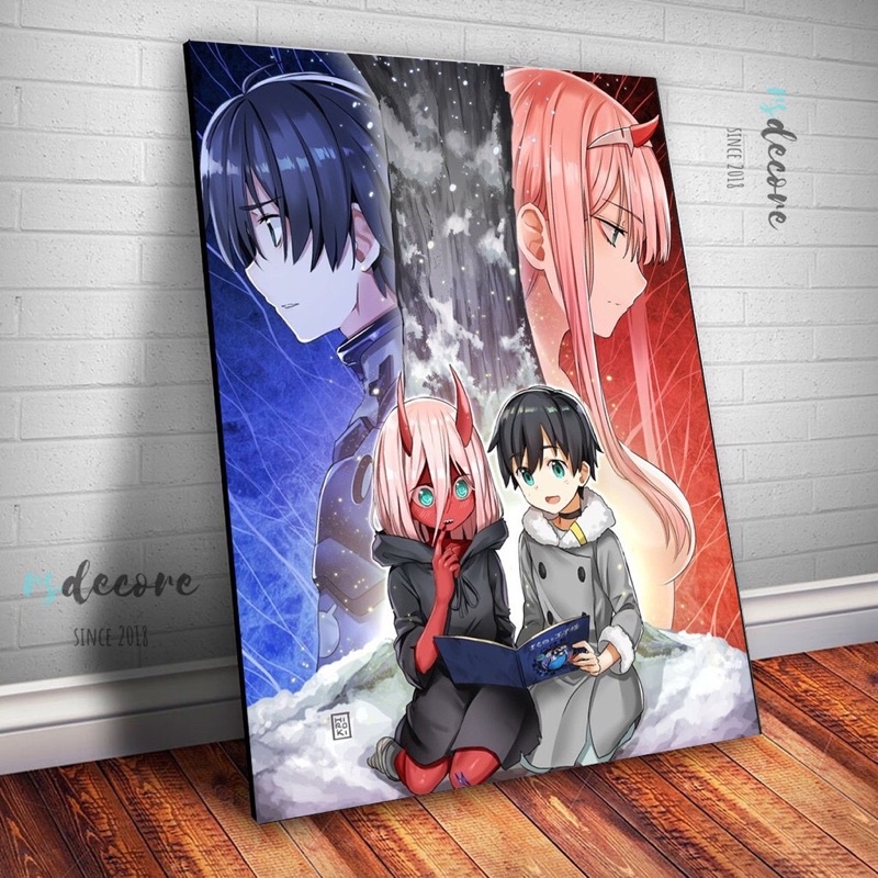 Quadro decorativo Zero Two Anime Darling in the Franxx | Shopee Brasil