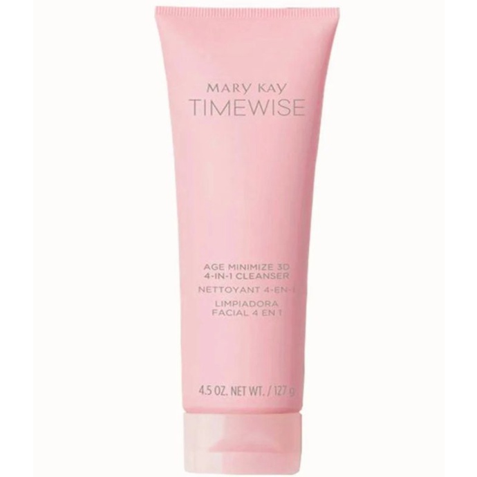 Sabonete Gel de Limpeza 4 em 1 Timewise 3D Mary Kay Antirrugas Cuidados com a Pele Mista a ...