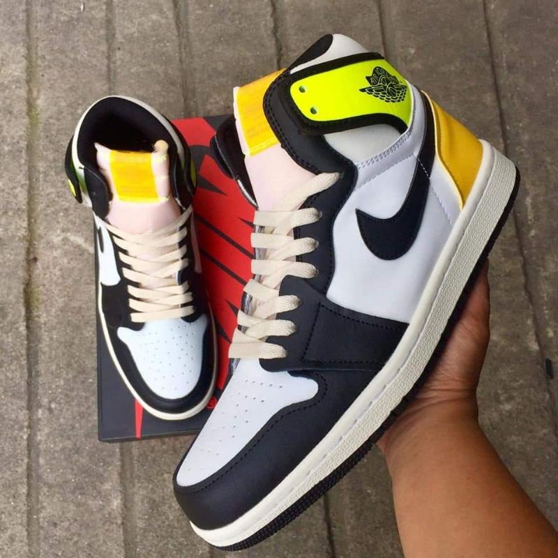 Air Jordan 1 Ouro De Alta Voltagem (Qualidade) | Shopee Brasil