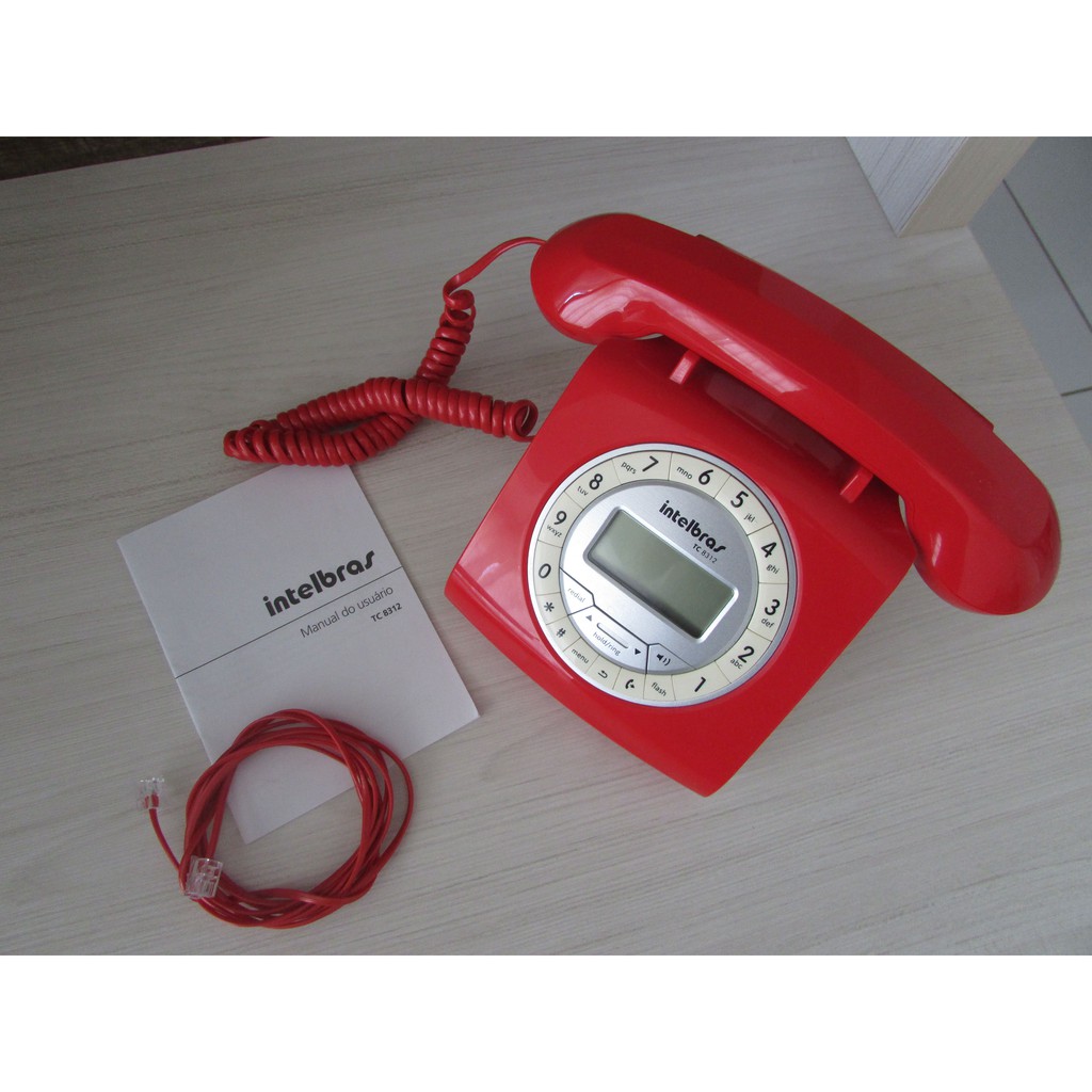 Telefone Fixo Retrô Intelbras | Shopee Brasil