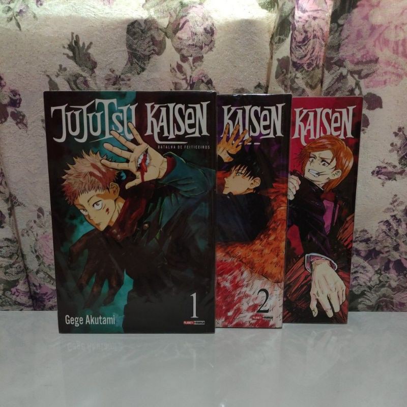 Jujutsu Kaisen volume 1, 2 e 3 | Shopee Brasil