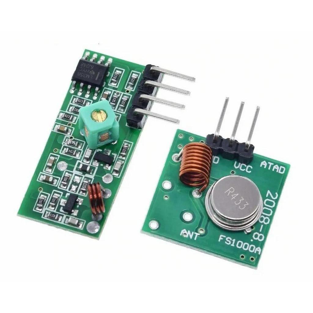 Módulo Rf 433mhz Transmissor+receptor | Shopee Brasil