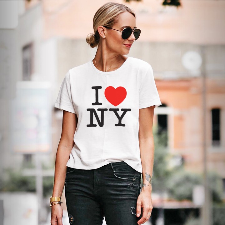 Camiseta / T-Shirt / Baby Look - Fashion - I Love New York - NY - Plus Size P ao G2 | Shopee Brasil