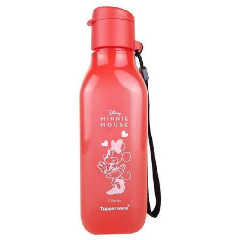 garrafa água Tupperware Minnie mouse Disney vermelho | Shopee Brasil