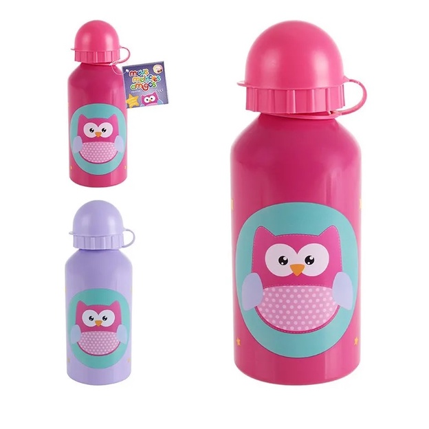 Garrafinha Squeeze De Agua Suco Infantil 400ml Inox Escolar | Shopee Brasil