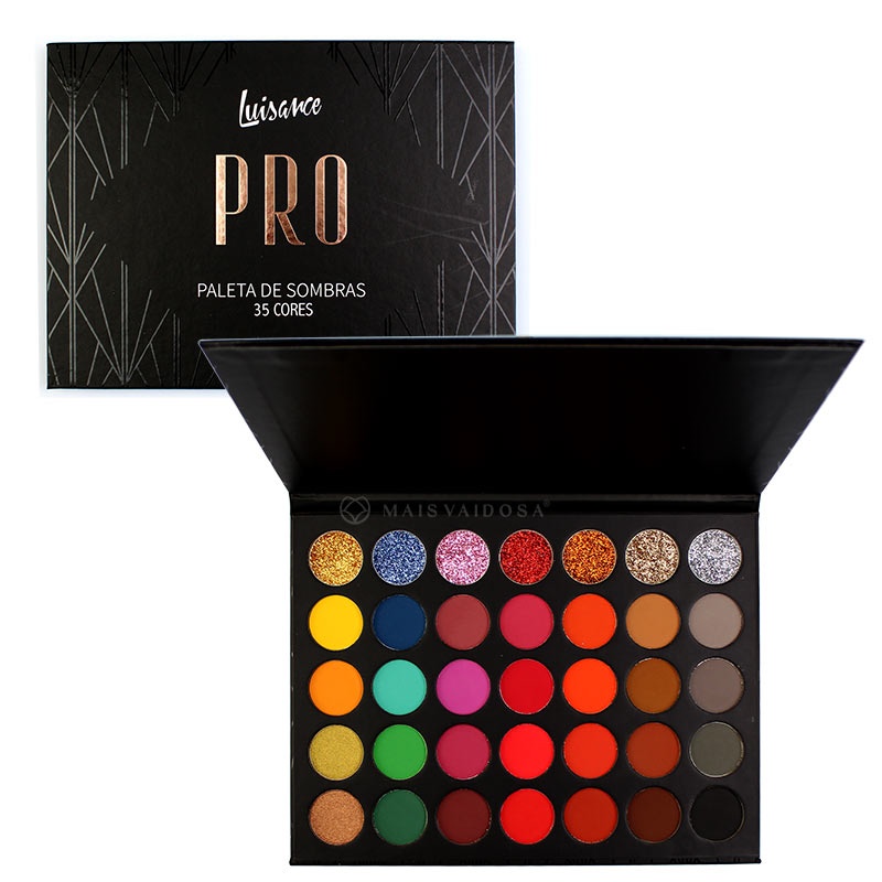 Paleta De Sombra Pró 35 Cores Luisance L9050 | Shopee Brasil