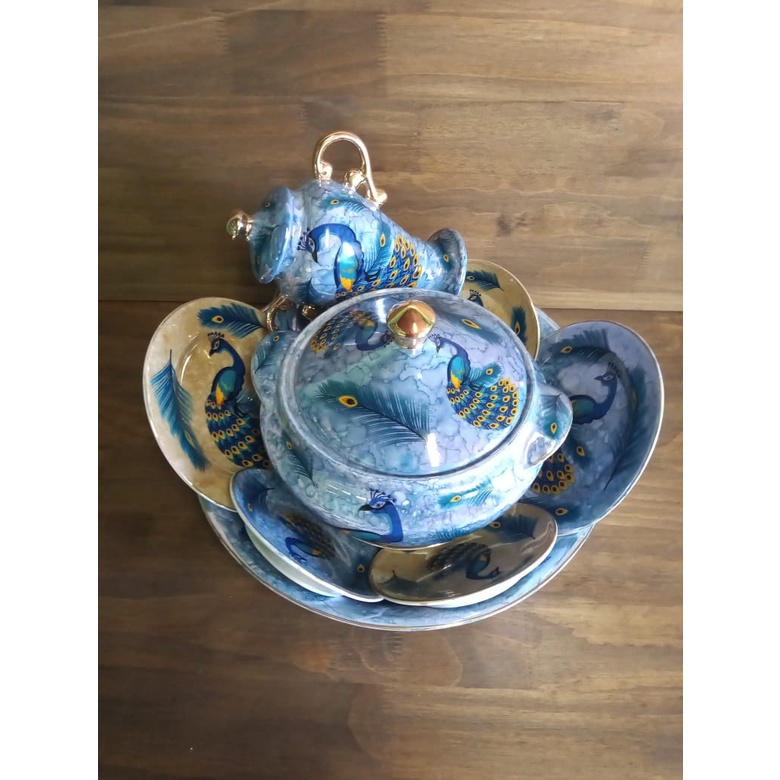 Iba Logun Ede 11pçs Com Bacia Porcelanas | Shopee Brasil