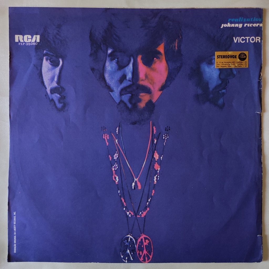 DISCO DE VINIL LP - JOHNNY RIVERS – REALIZATION (1968) | Shopee Brasil