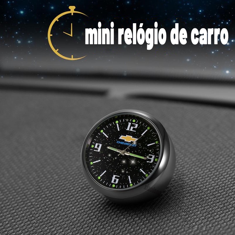 [Promo] Mini Relógio de quartzo para carro/ moda eletrônico carro ...