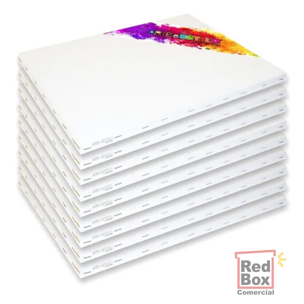 06 Telas Para Pintura 40x50 cm - Tela 50x40 cm - Direto Da Fabrica ...