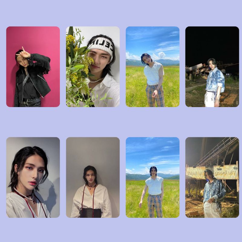 Stray Kids Hyunjin Kit Photocard Card Hyunjin K-pop Fanmade | Shopee Brasil