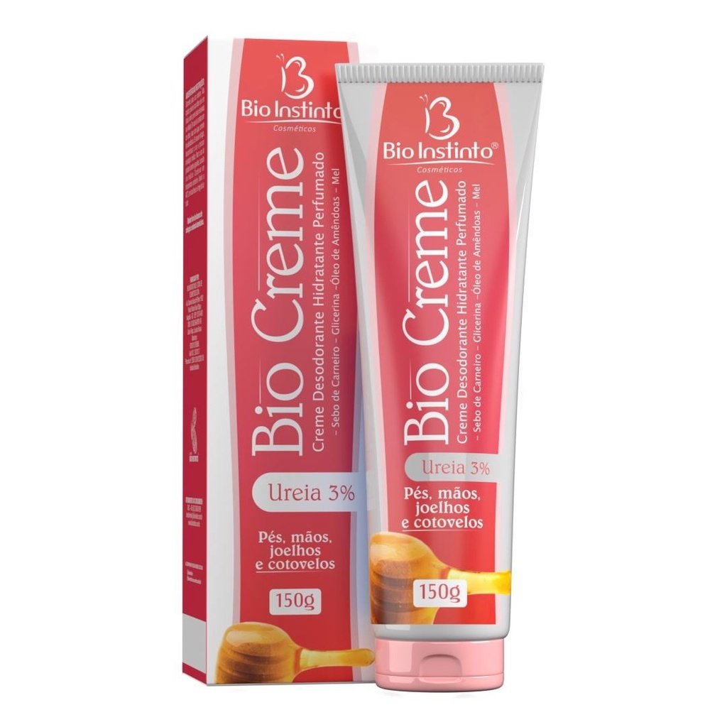 BioCreme Creme Desodorante e Hidratante com Ureia - Bio Instinto ...