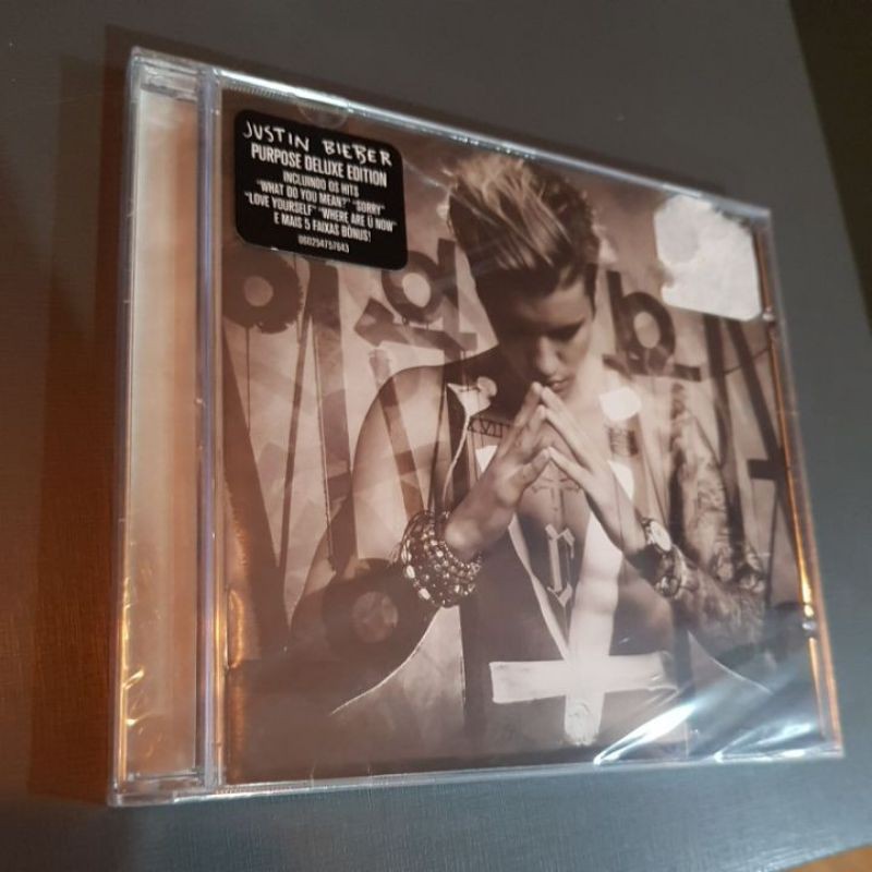 Cd Justin Bieber Purpose Deluxe Edition (lacrado) | Shopee Brasil