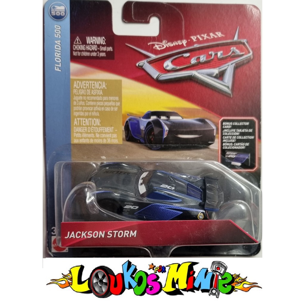 Disney Cars Florida 500 Jackson Storm Original - Escorrega o Preço