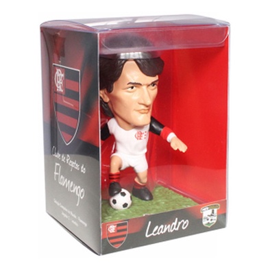 mini ídolo leandro flamengo action figure 12cm mini craque | Shopee Brasil