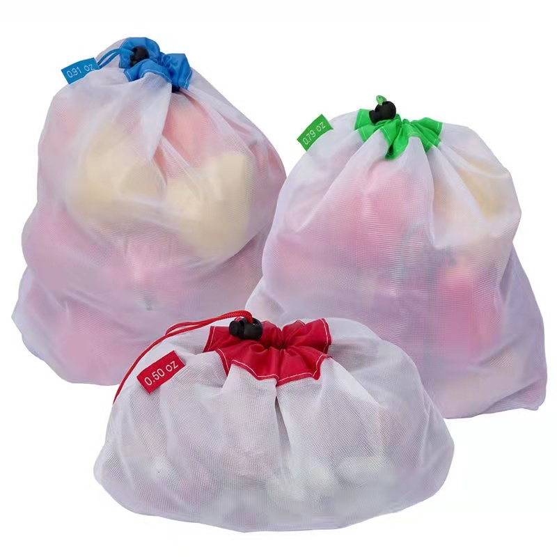 KIT 3 SACOS NYLON REUTILIZAVEL PARA ALIMENTOS | Shopee Brasil